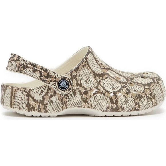 CROCS | Shoes | New Crocs Baya Snake Printed Clogs Size 7 | Poshmark